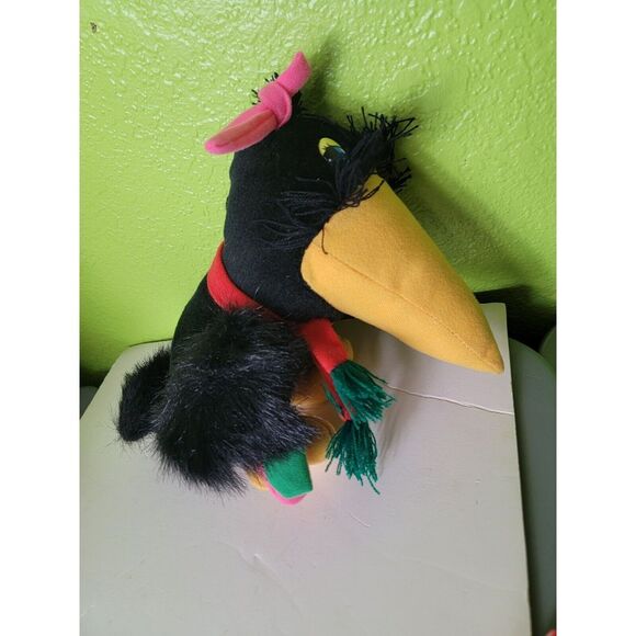 Bird | Vintage Plush 4 Play Black Bird Crow Stiffed Toy | Poshmark